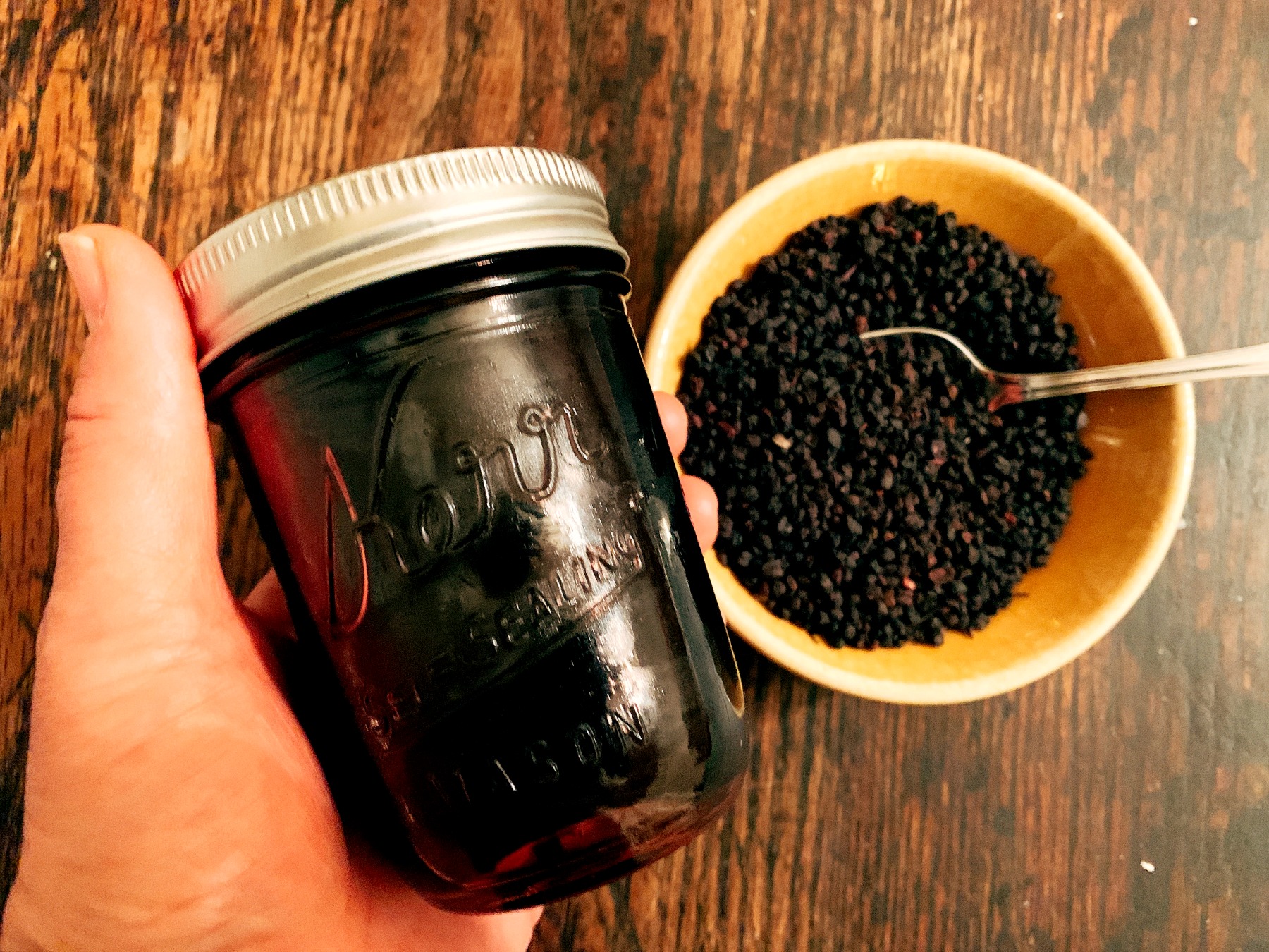 Spiced Elderberry Syrup - Monica Spoelstra Metz